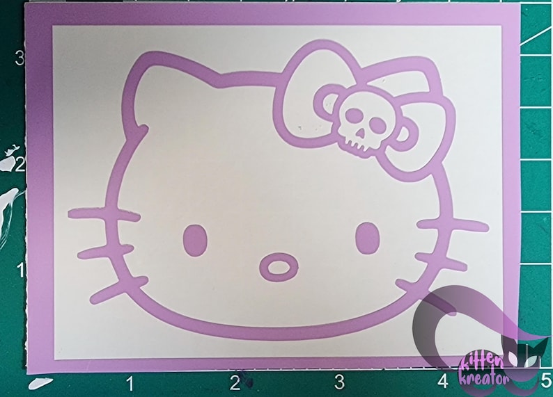 Hello Kitty Vinyl Decal - Etsy