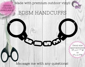 Handcuffs Decal - Etsy