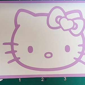 Hello Kitty Vinyl Decal - Etsy