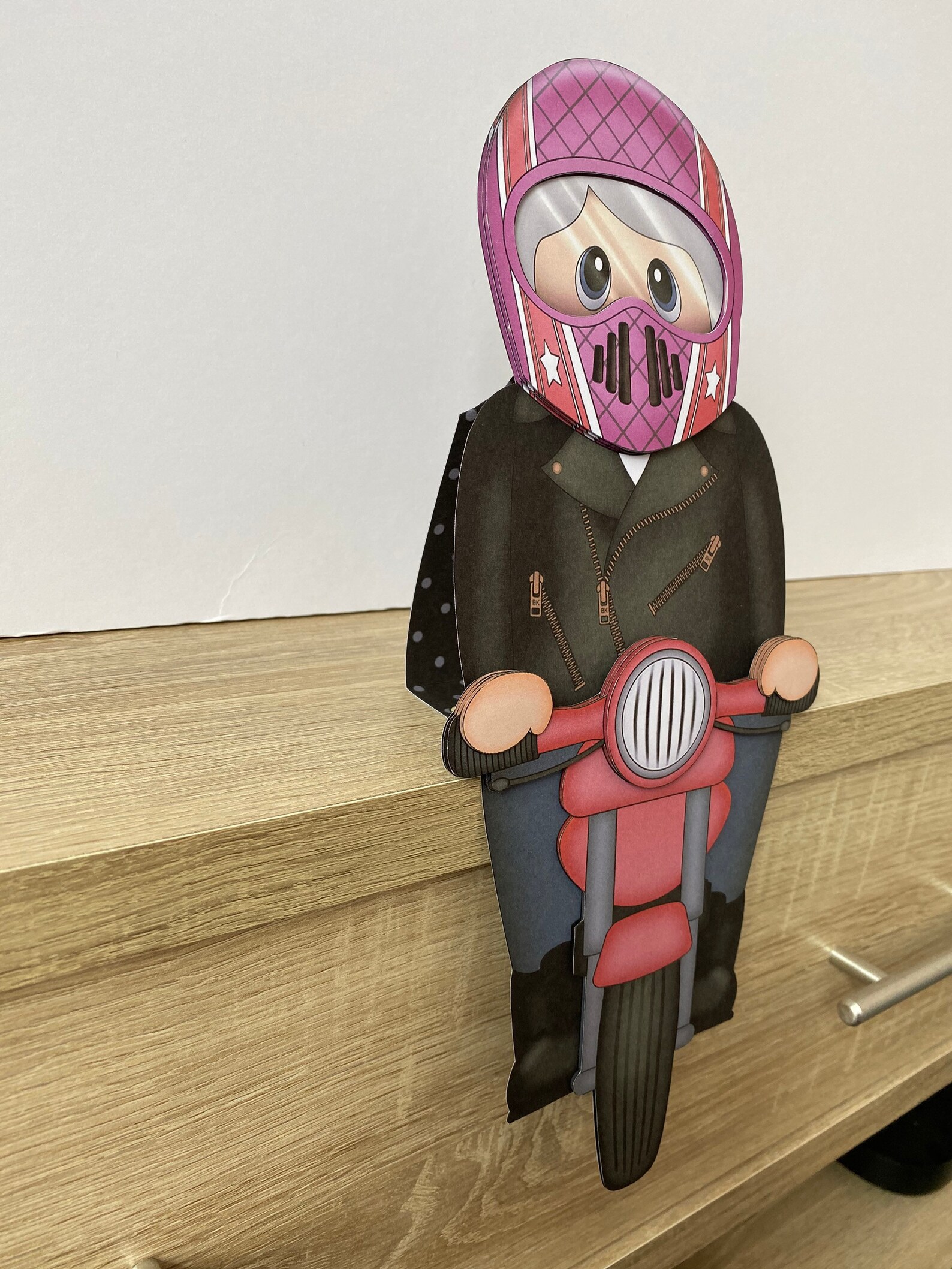 Female Biker Birthday Card Decoration Keepsake Motorbike - Etsy UK