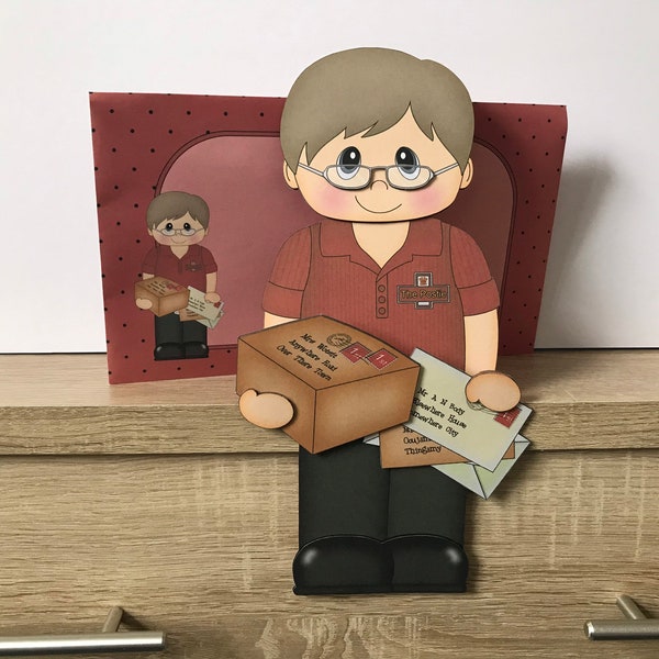 Royal Mail Man Birthday Card - Etsy