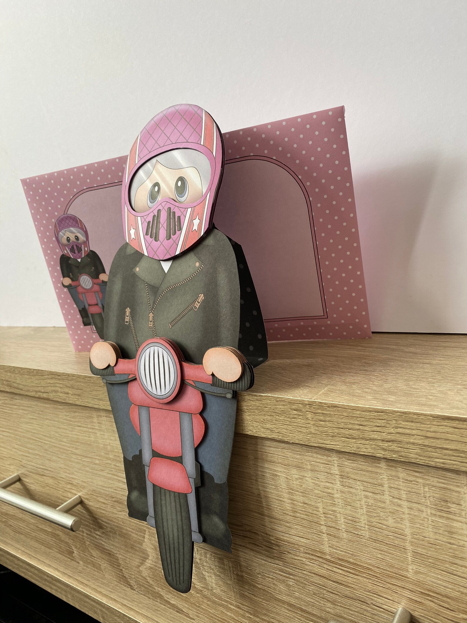 Female Biker Birthday Card Decoration Keepsake Motorbike - Etsy UK