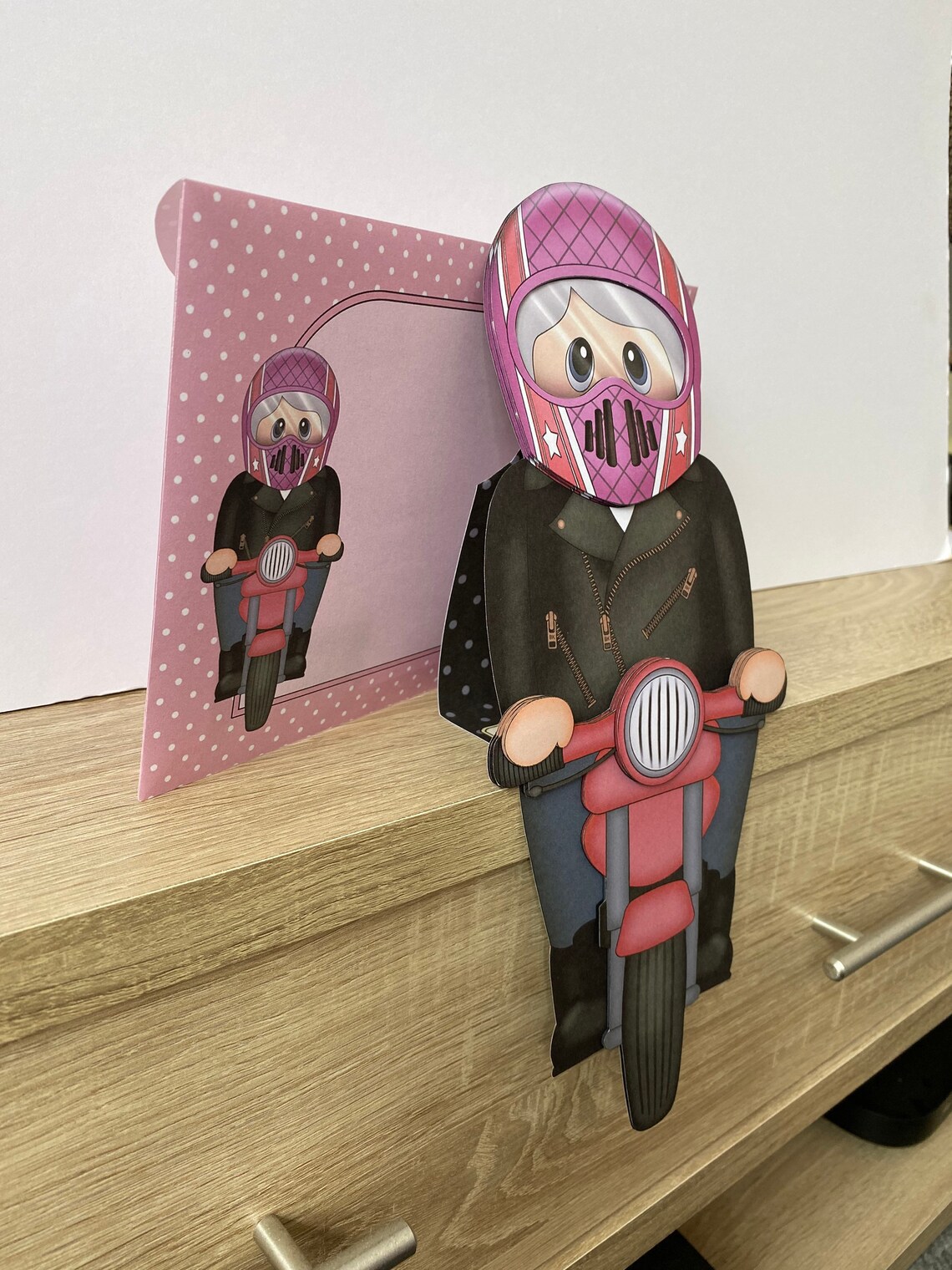 Female Biker Birthday Card Decoration Keepsake Motorbike - Etsy UK