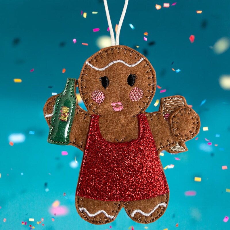 Gingerbread Wine Bottle - Etsy