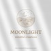 Moon and Waves Premade Logo Mystical Ocean Logo Customized Celestial ...