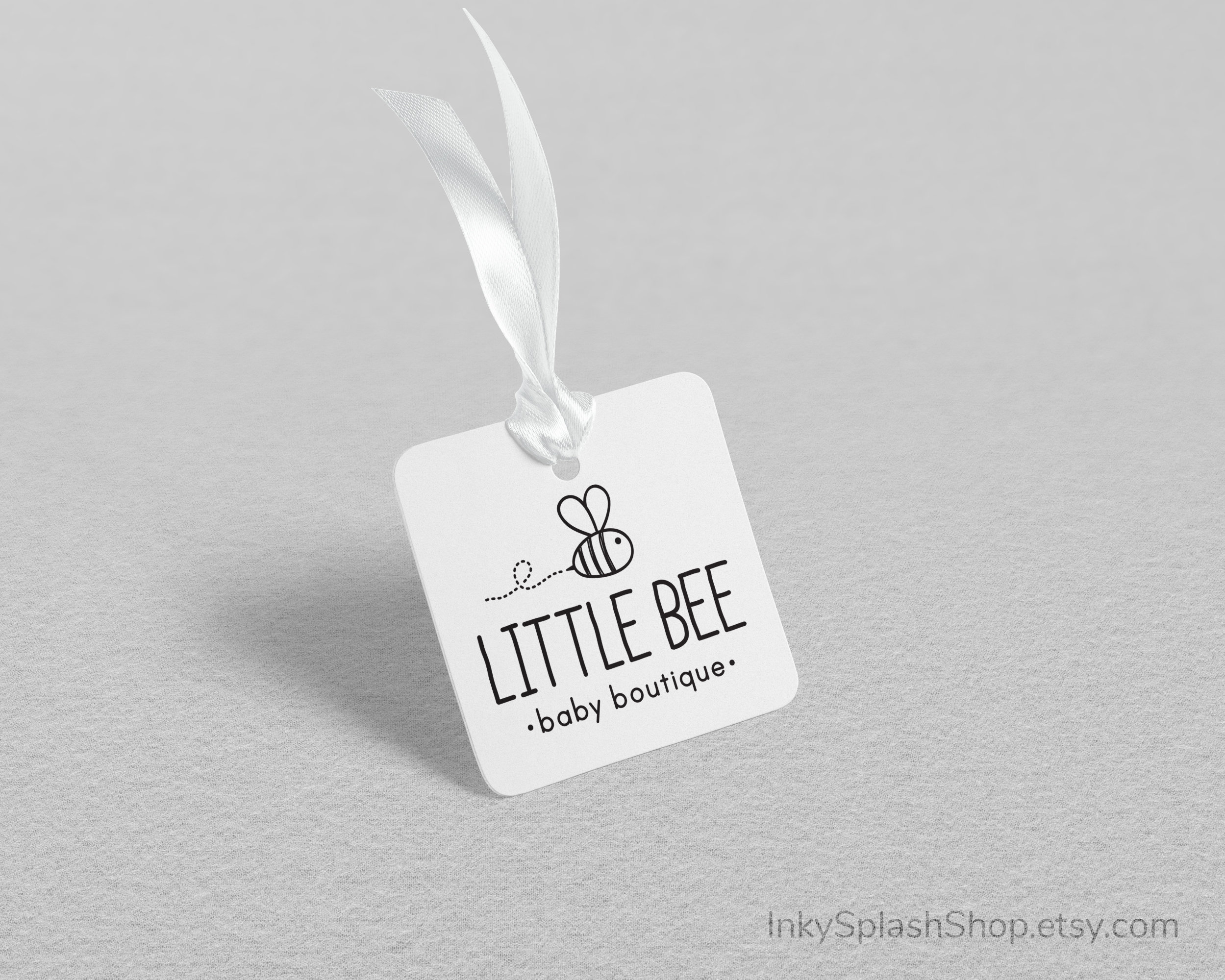 Bee Premade Logo Funny Cute Honeybee Logo Design for Homemade - Etsy