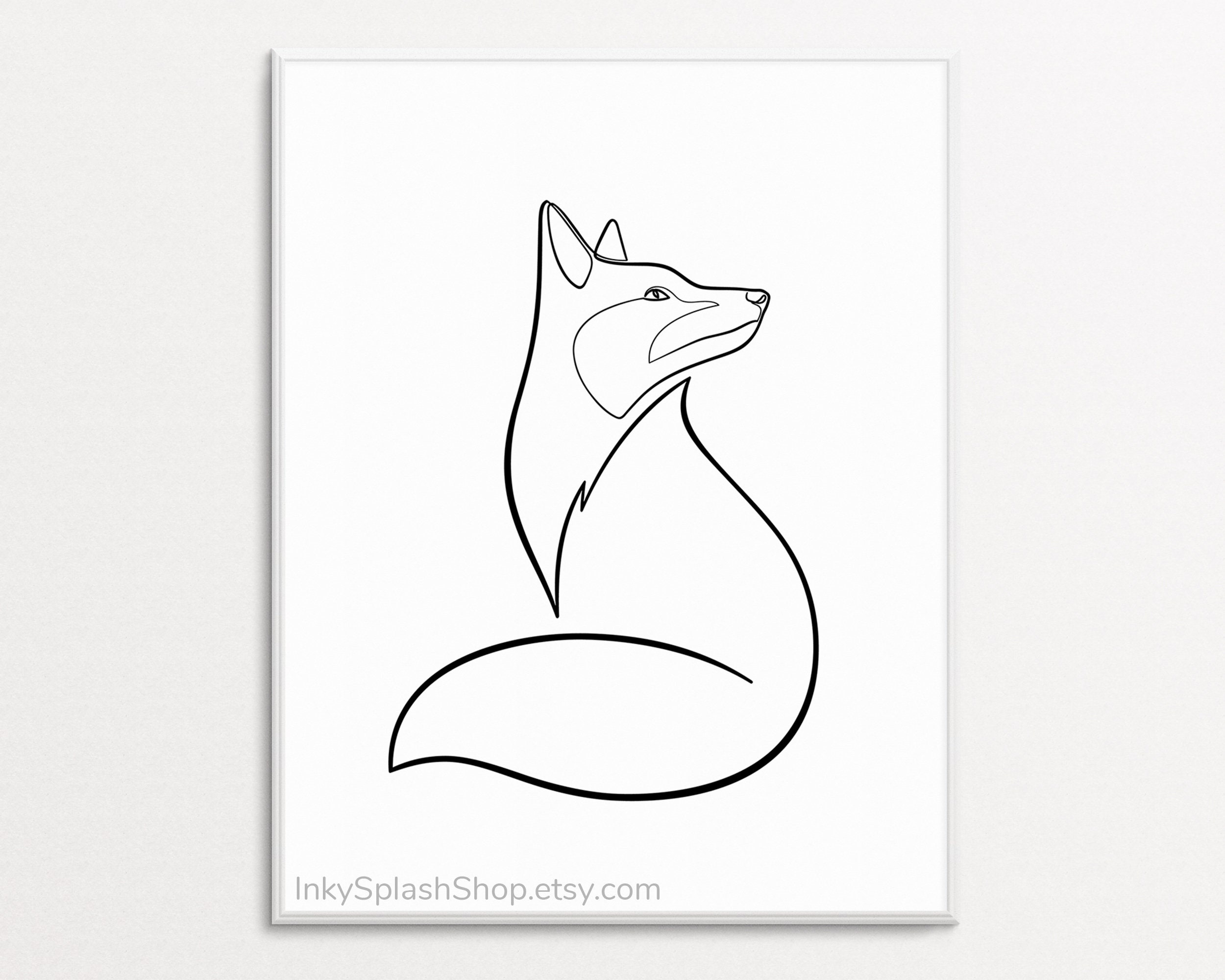 Simple Fox Sketch