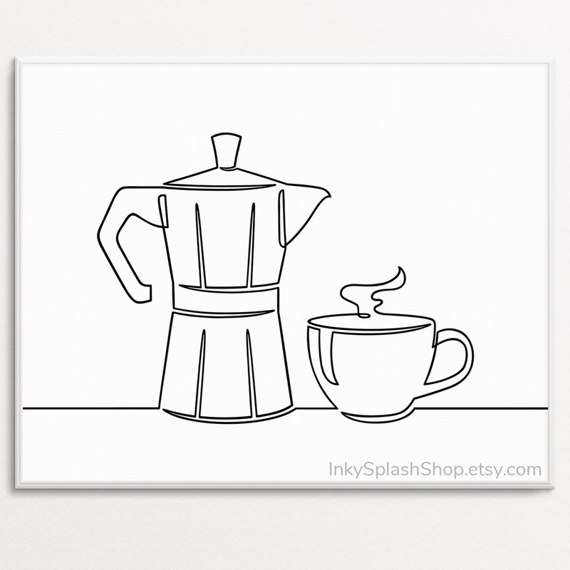Coffee Pot and Cups - Etsy