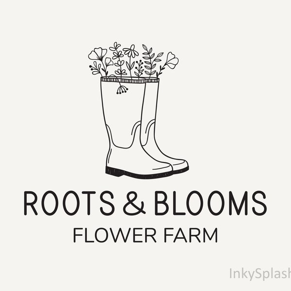 Flower Farm Logo - Etsy