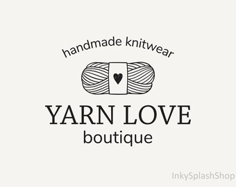 Wool Ball Heart Logo - Etsy