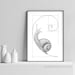 Snail on Fibonacci Spiral Wall Art Printable Golden Ratio Artwork ...