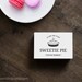 Premade Logo for Baking Business Homemade Pie Logo With Hearts ...