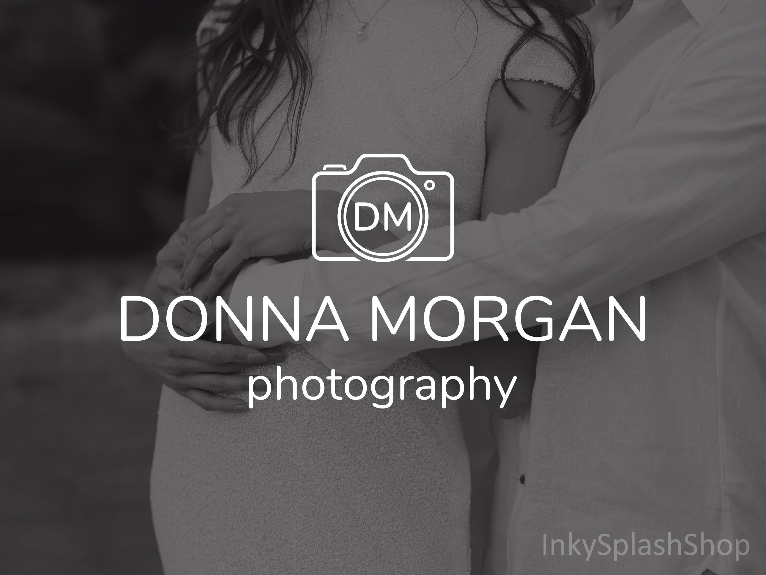 Premade Photography Logo Camera and Initials Logo Customized Logo for ...