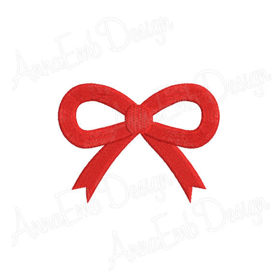 Bow Embroidery Design. Bow Mini Embroidery Design. Machine - Etsy