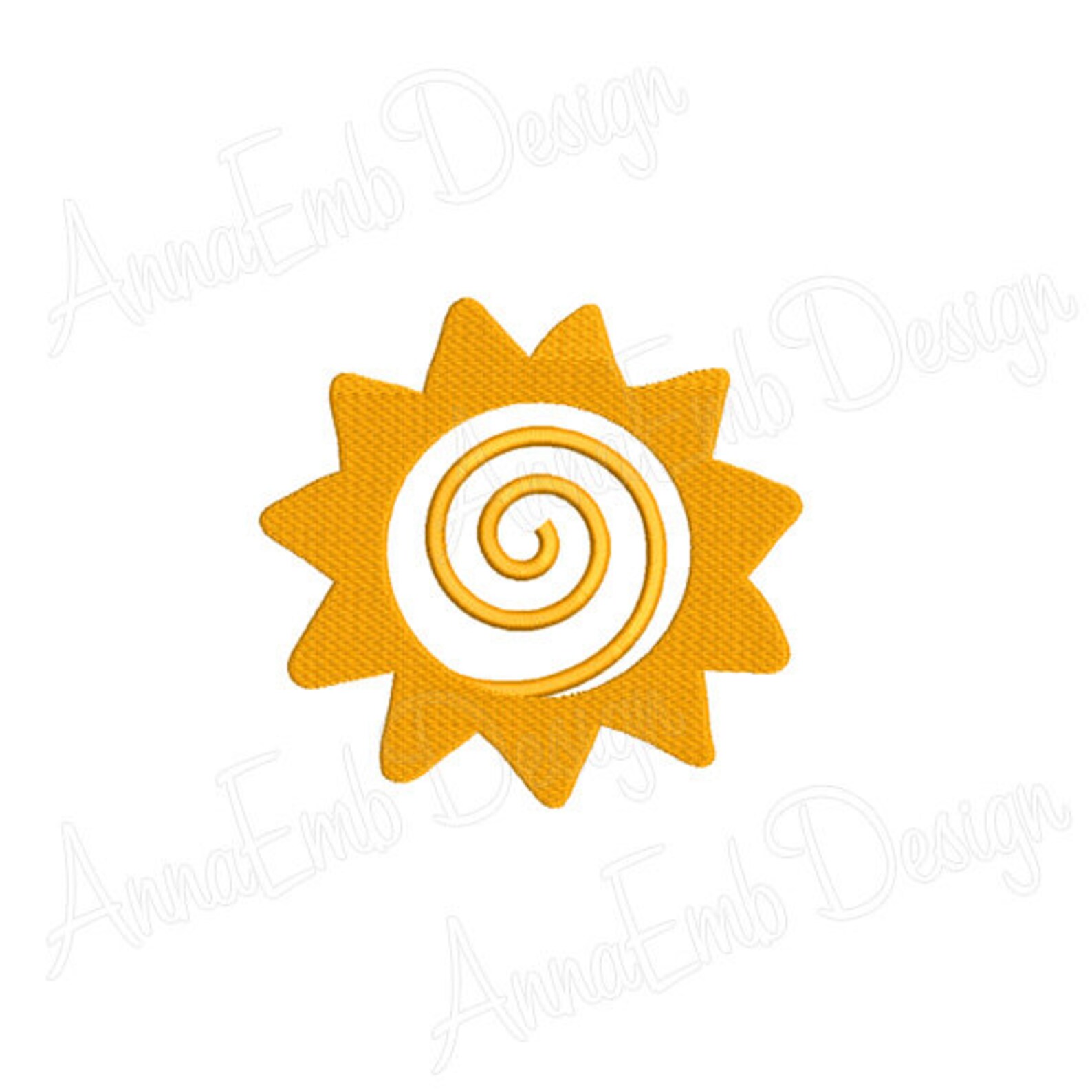 Sun Embroidery Design. Sunshine Design. Mini Sun Embroidery. | Etsy