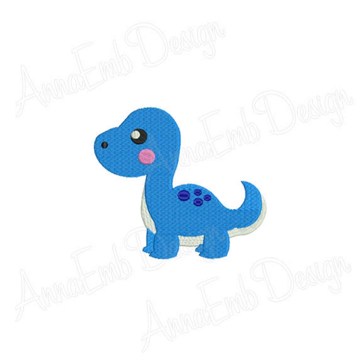 Baby Dinosaur Embroidery Design. Dinosaur Embroidery Design. - Etsy