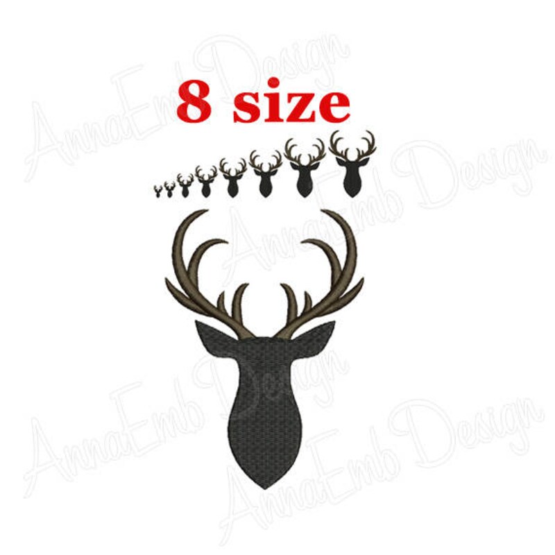 Deer Embroidery - Etsy