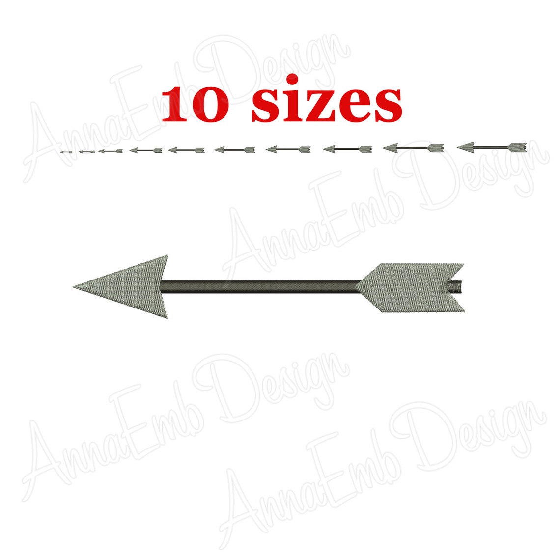 Arrow Embroidery Design. Arrow Mini. Arrow Pattern. Machine - Etsy