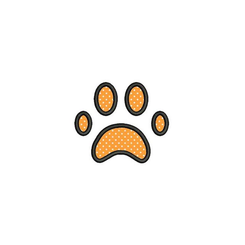 Paw Print Applique Design. Paw Embroidery Design. Animal Applique ...