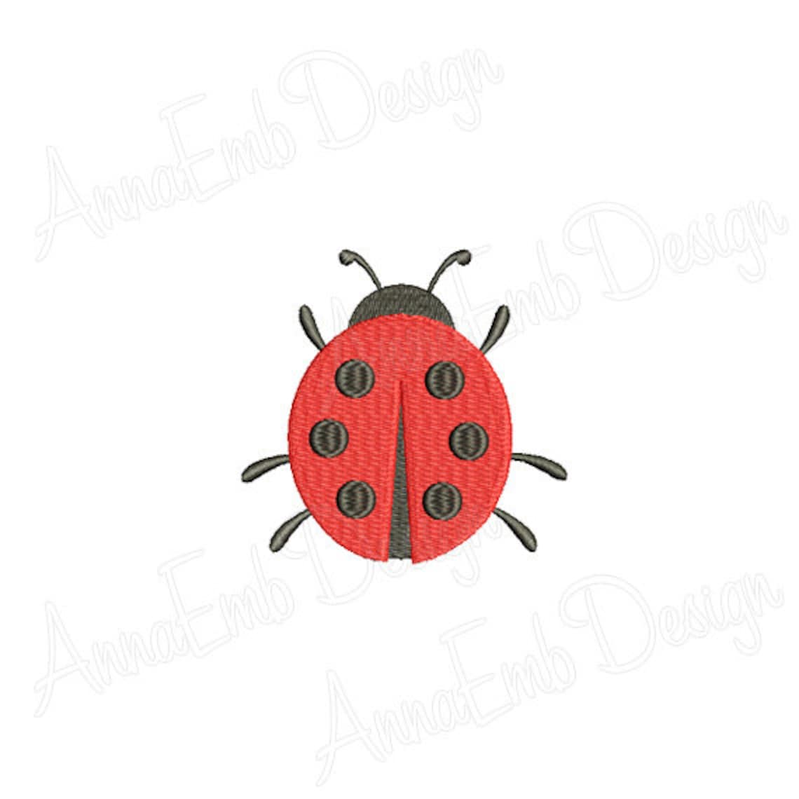 Ladybug Embroidery Design. Ladybug Silhouette Embroidery - Etsy
