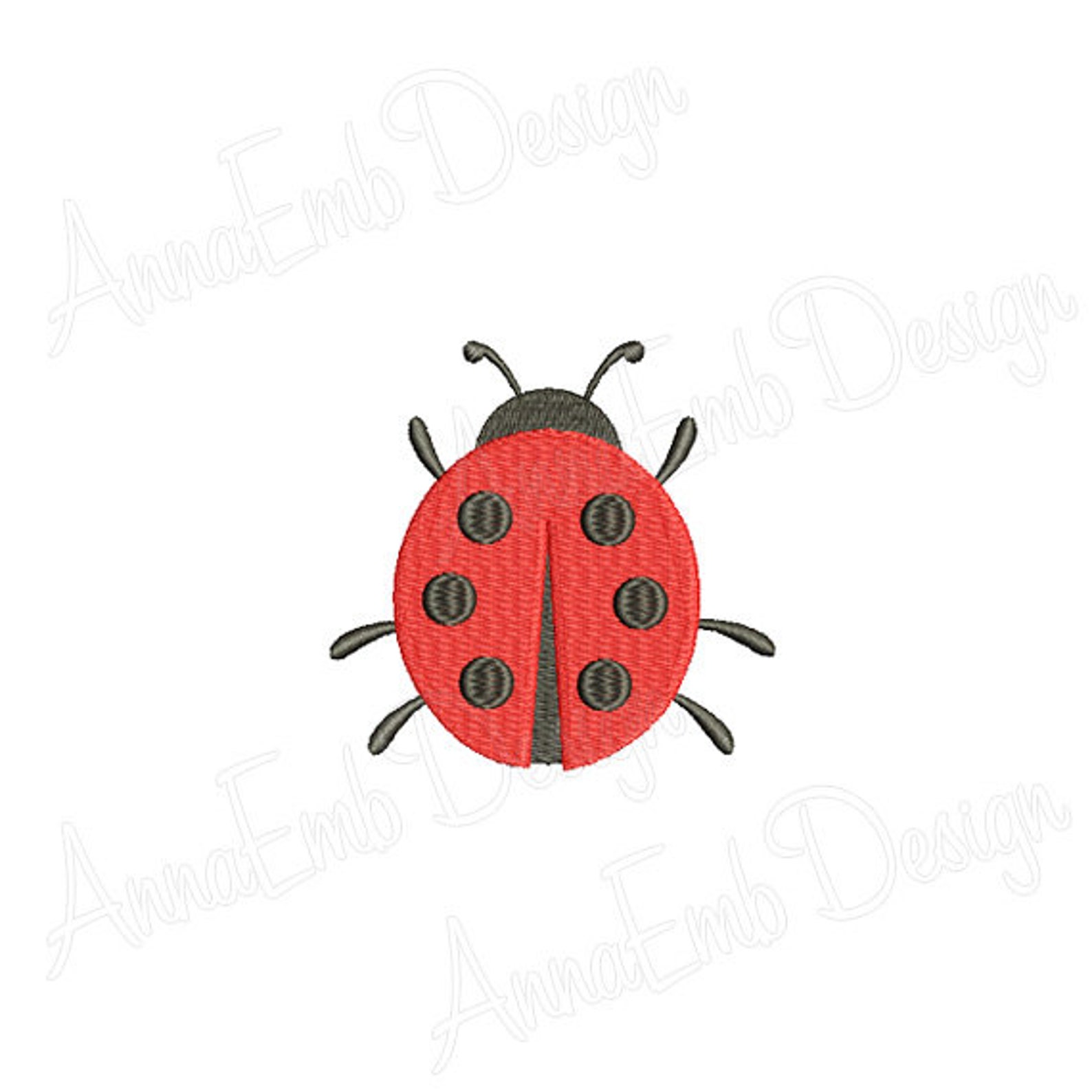 Ladybug Embroidery Design. Ladybug Silhouette Embroidery Design ...