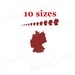 Germany Country Embroidery Design. Germany Embroidery Design. Machine ...