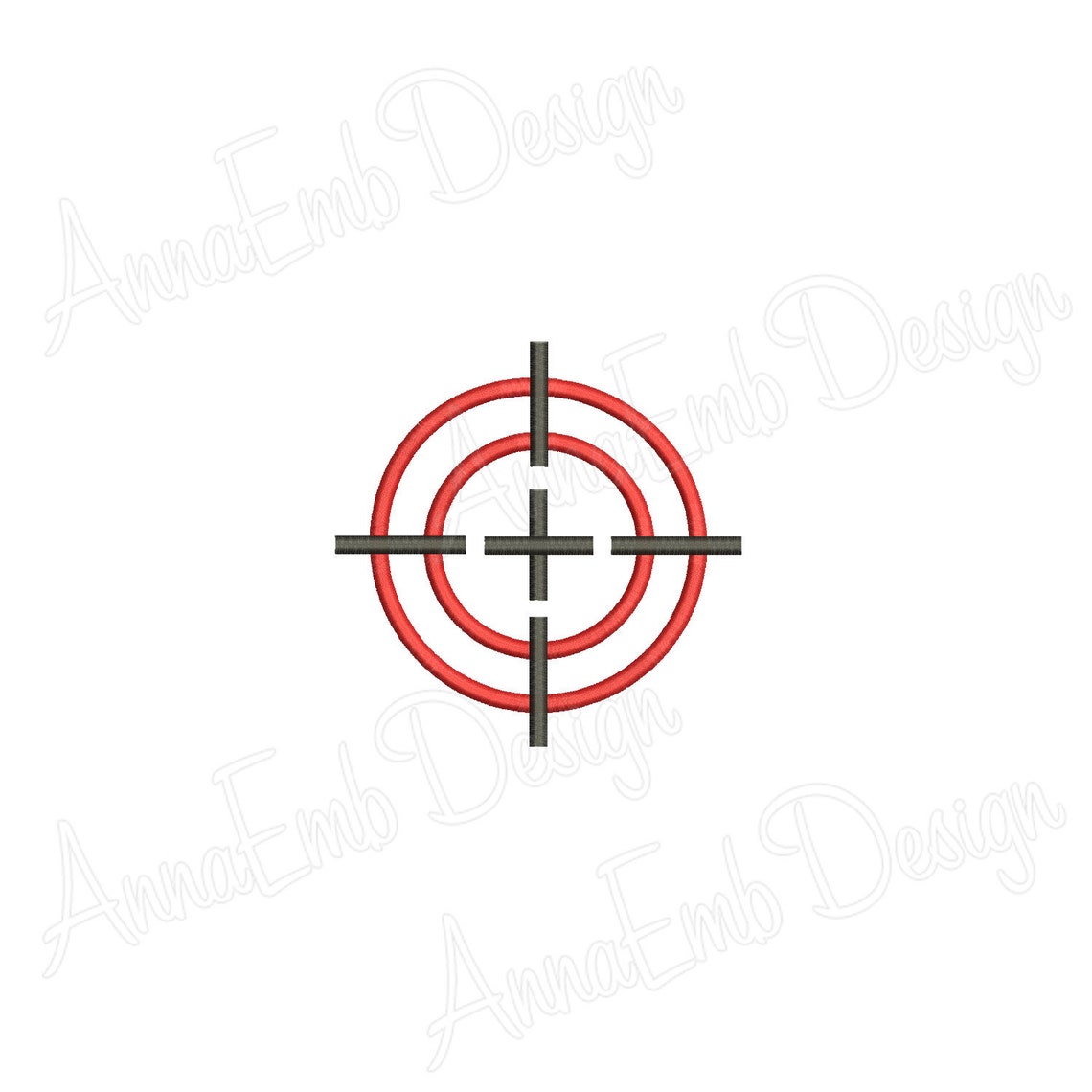 Target Embroidery Design. Target Silhouette. Target Mini | Etsy