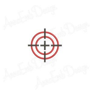 Target Embroidery Design. Target Silhouette. Target Mini Embroidery ...