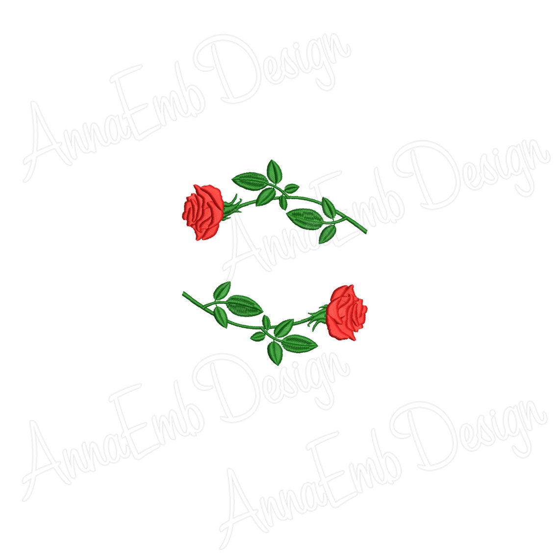 Rose Border Embroidery Design. Machine Embroidery. Rose Frame - Etsy Canada