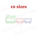 Train Embroidery Design. Train Design. Mini Train. Baby Embroidery ...