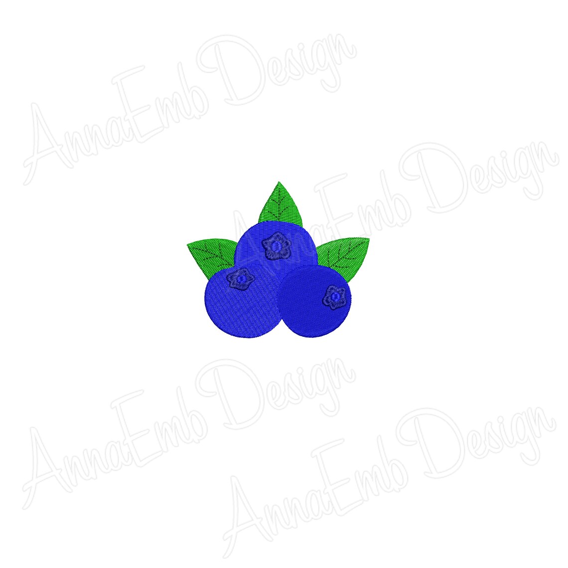 Blueberry Embroidery Design. Machine Embroidery Design. | Etsy