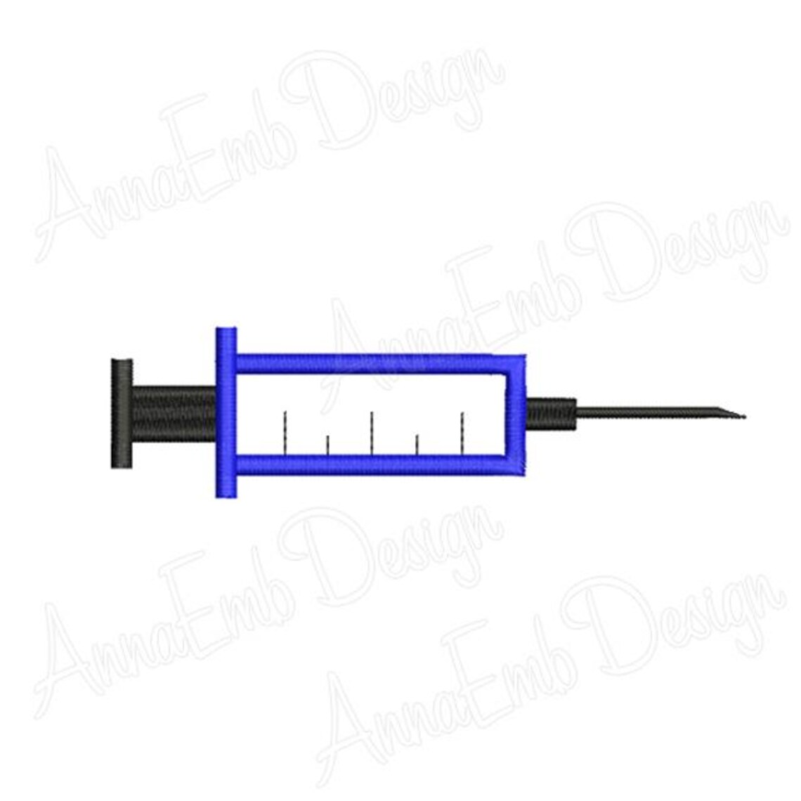 Syringe Applique Embroidery Design, Nurse Gift (instant Download) - Etsy