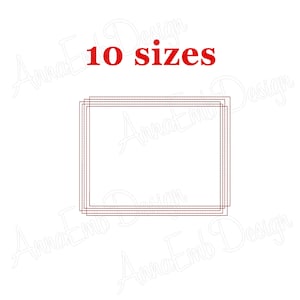 Square Frame Embroidery Design. Square Frame. Embroidery Monogram Font ...