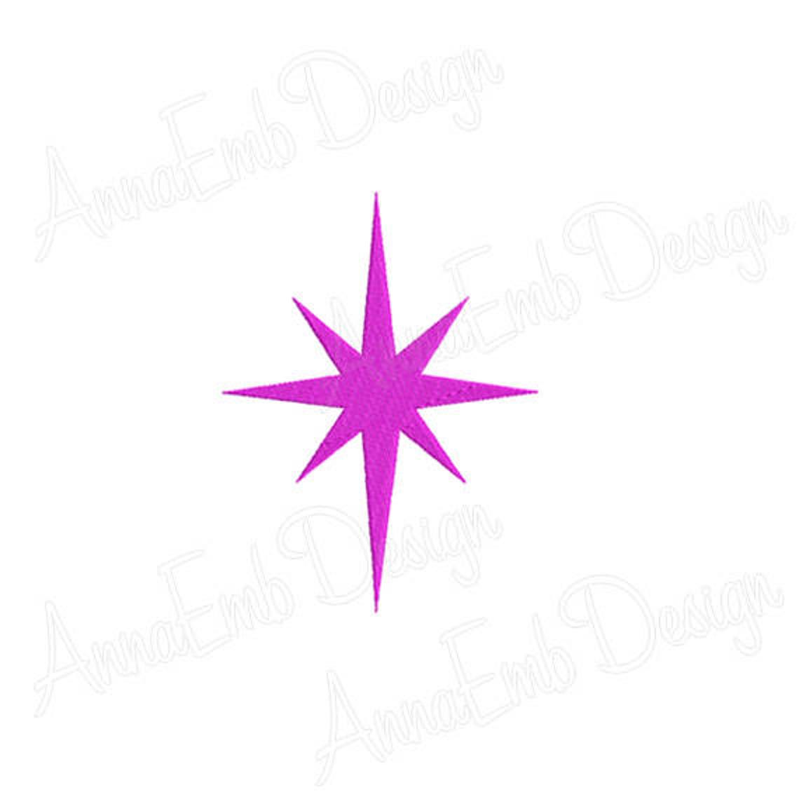 Star Embroidery Design. Star Fill Design. Christmas Star. - Etsy