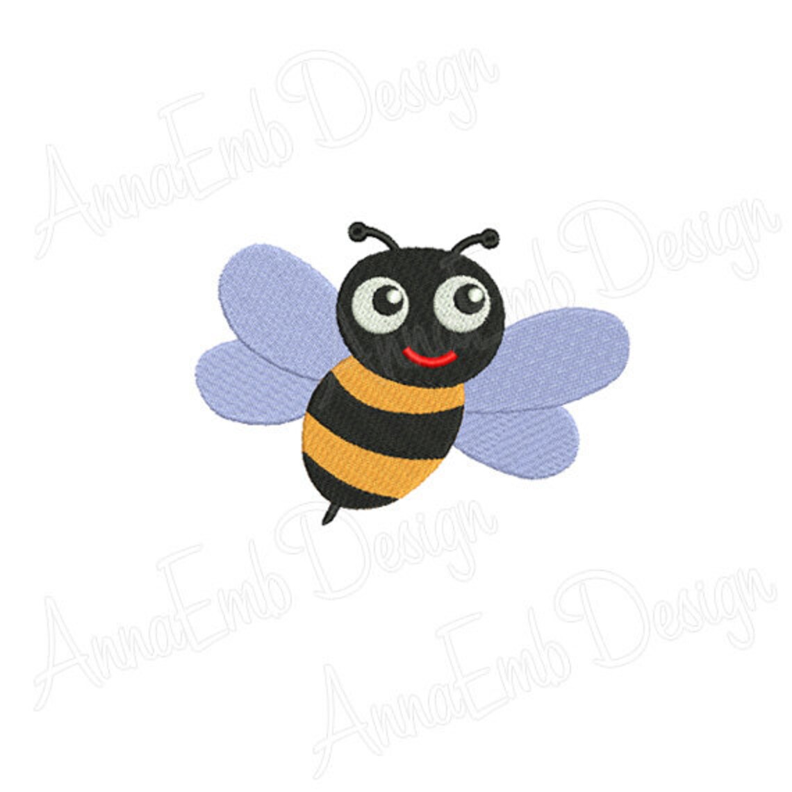 Bee Embroidery Design. Mini Bee Design. Bee Silhouette. Bumble | Etsy