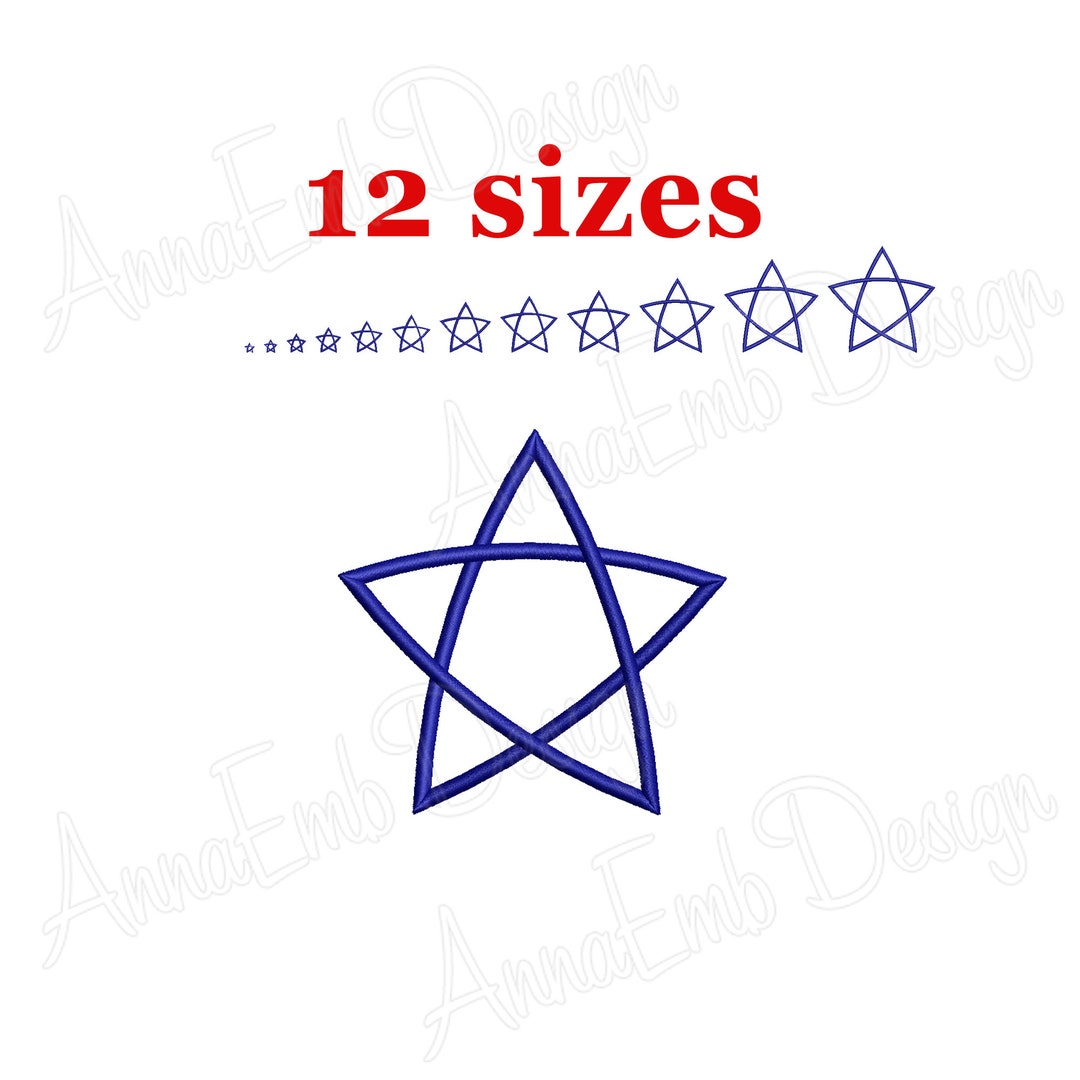 Star Embroidery Design. Star Machine Embroidery. Mini Embroidery. Mini ...