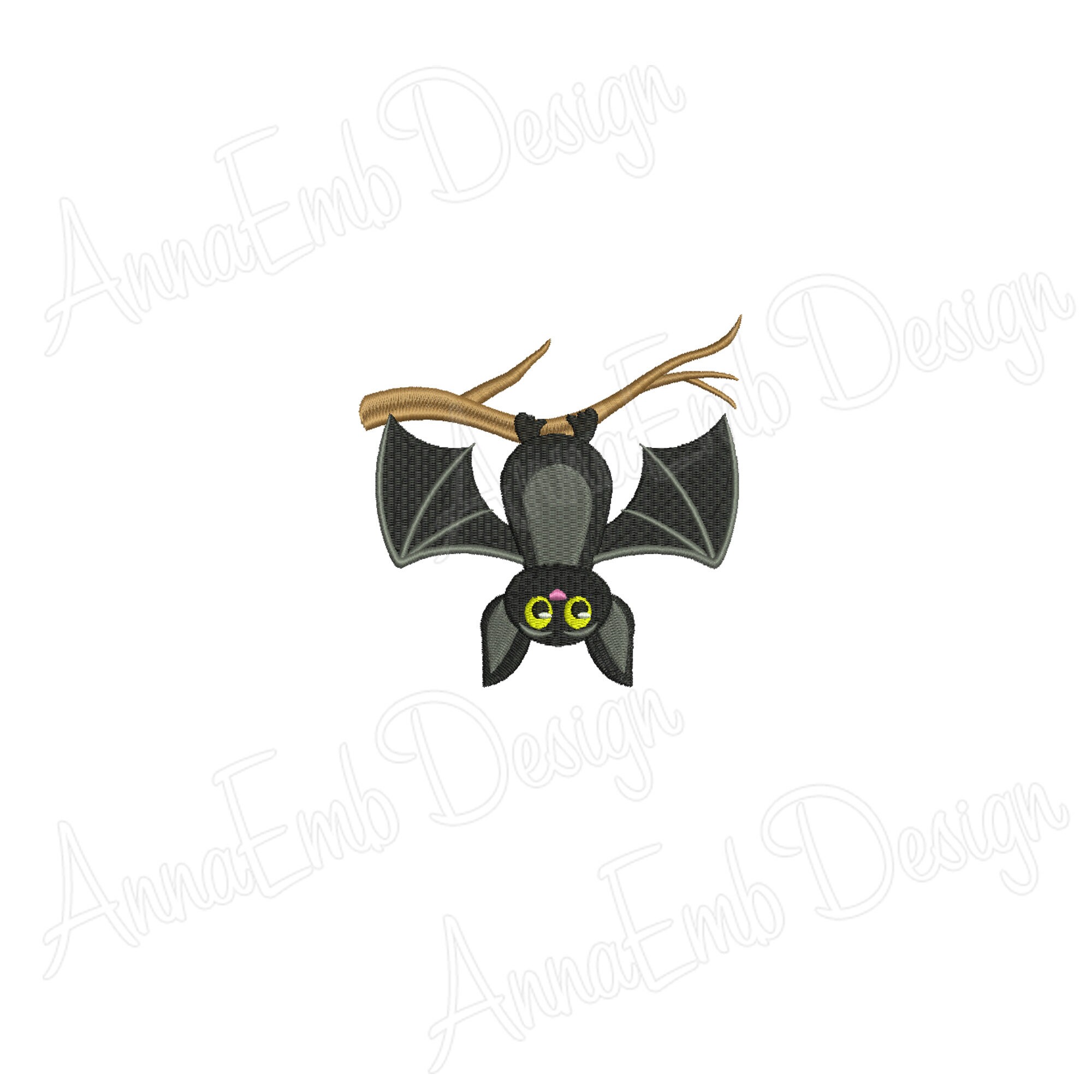 Bat Embroidery Design. Bat Silhouette. Bat Mini Embroidery. Bat Design ...