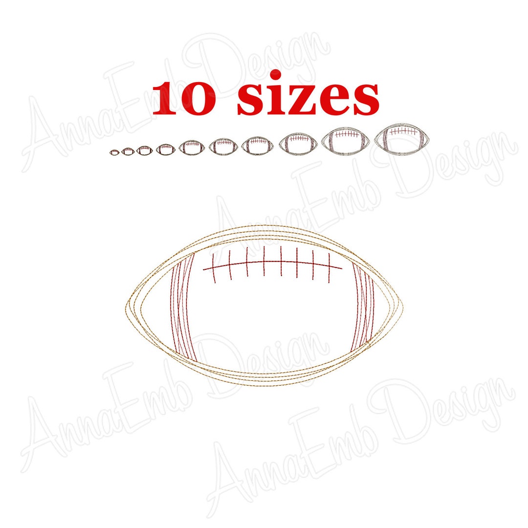Football Embroidery Design. Machine Embroidery Design. Mini Football ...
