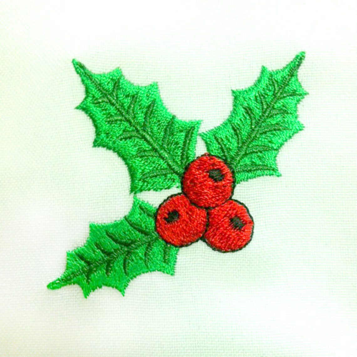 Holly Berry Embroidery Design. Chirstmas Embroidery Design. - Etsy