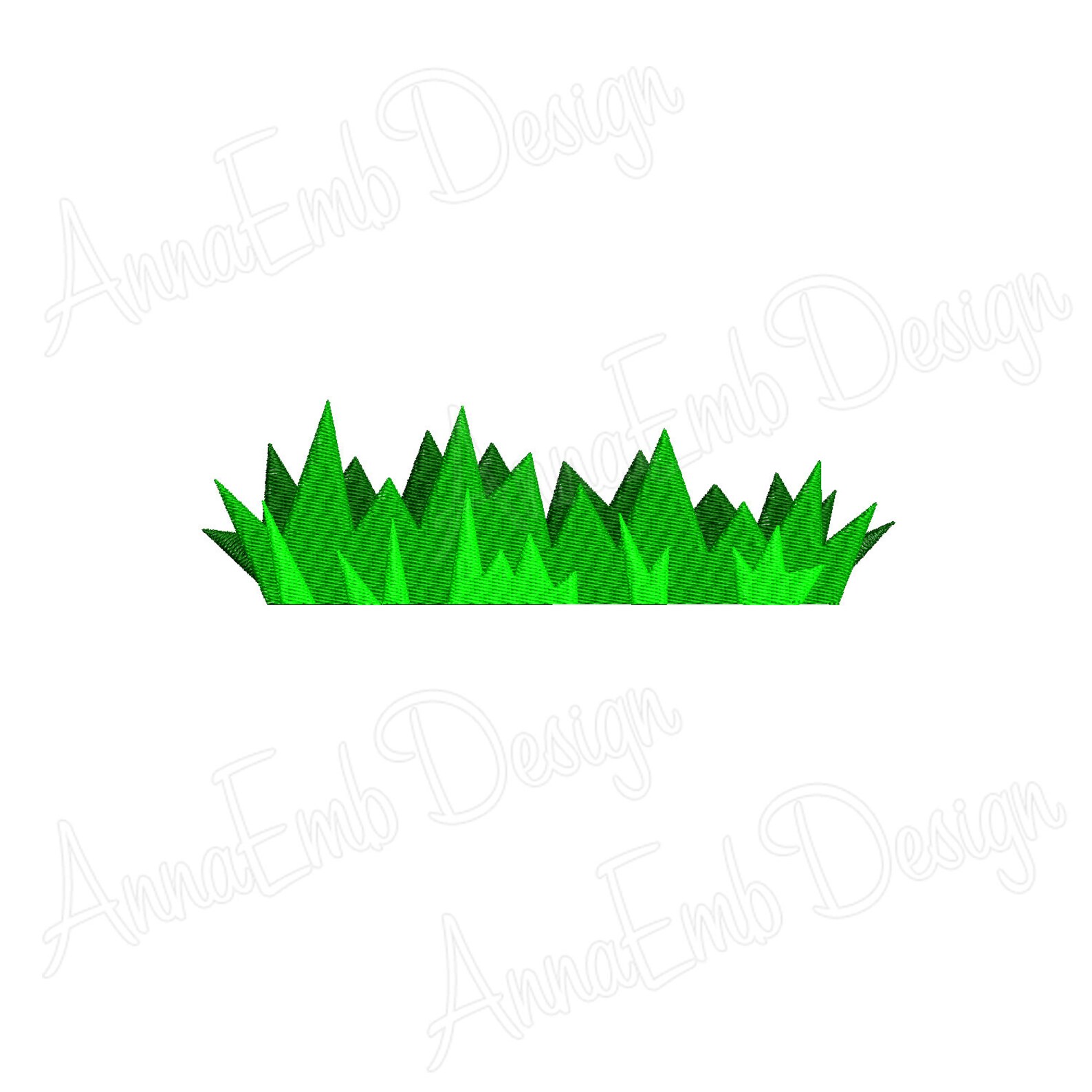 Grass Embroidery Design. Machine Embroidery. Grass Border - Etsy UK