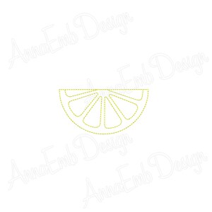 Lemon Embroidery Design. Lemon Mini Embroidery. Fruit Embroidery Design ...