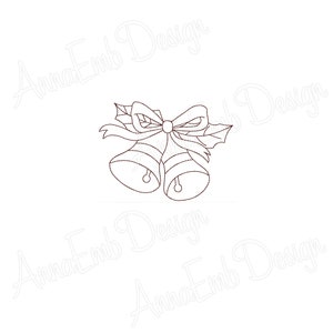 Bell Embroidery Design. Mini Bell. Christmas Bell Embroidery Design ...