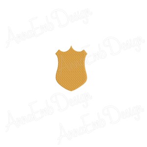 Shield Embroidery Design. Shield Silhouette. Shield Mini Embroidery ...