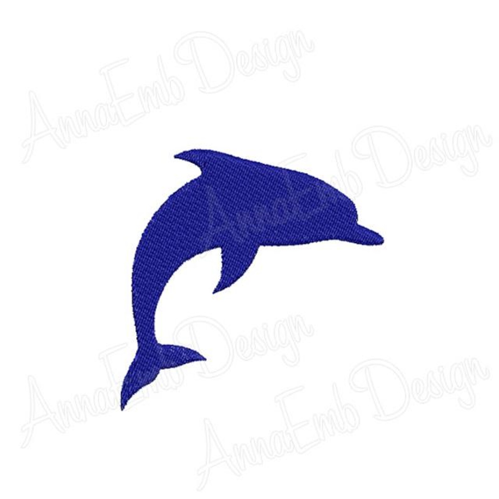 Dolphin Embroidery Design. Dolphin Silhouette. Dolphin Mini Embroidery ...