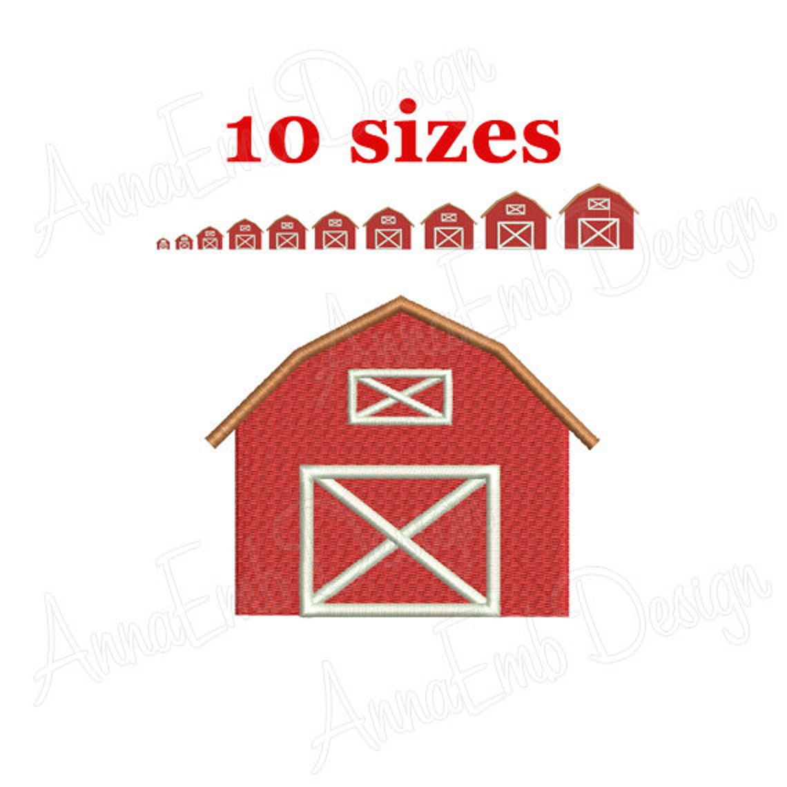 Barn Embroidery Design. Barn Silhouette. Barn Mini Embroidery. - Etsy