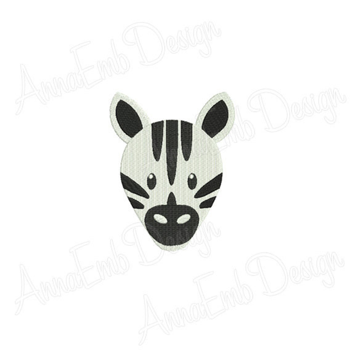 Zebra Embroidery Design. Zebra Design. Mini Zebra. Machine - Etsy