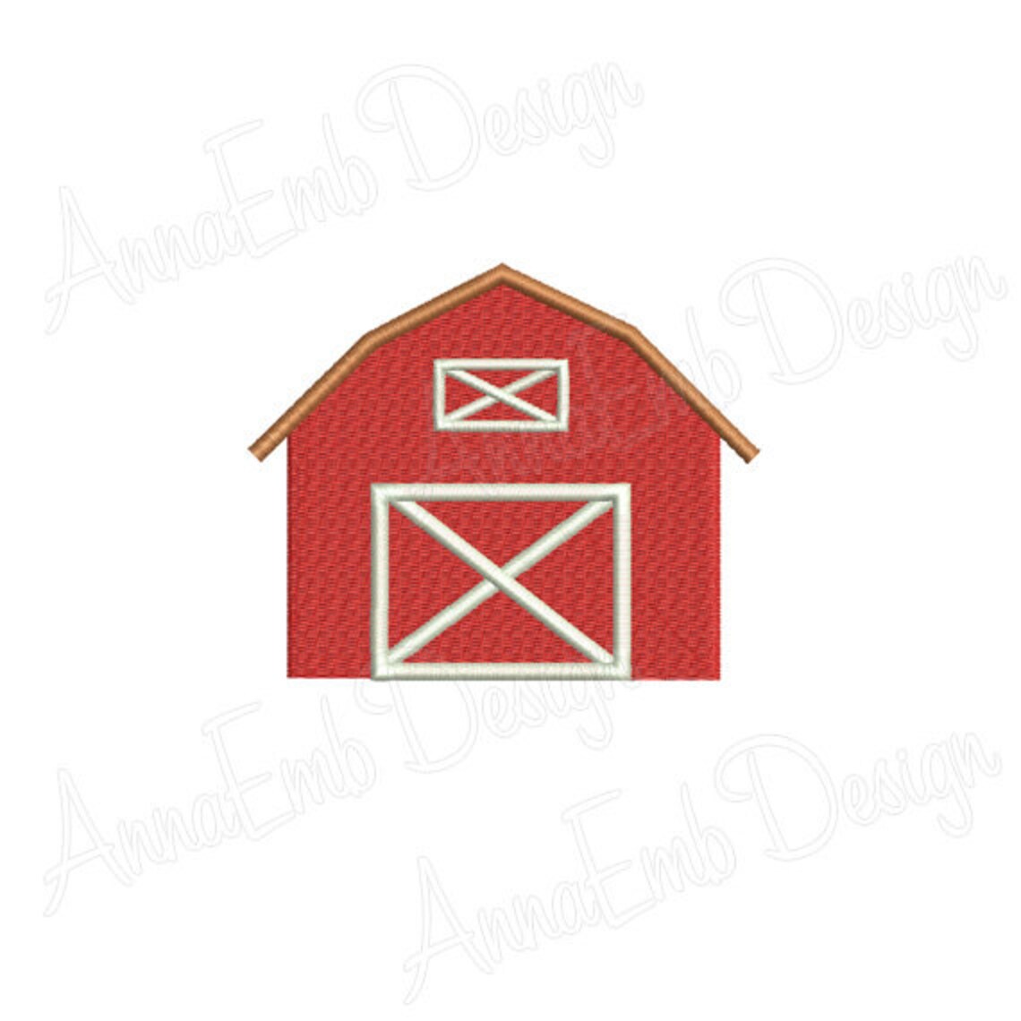 Barn Embroidery Design. Barn Silhouette. Barn Mini Embroidery. - Etsy