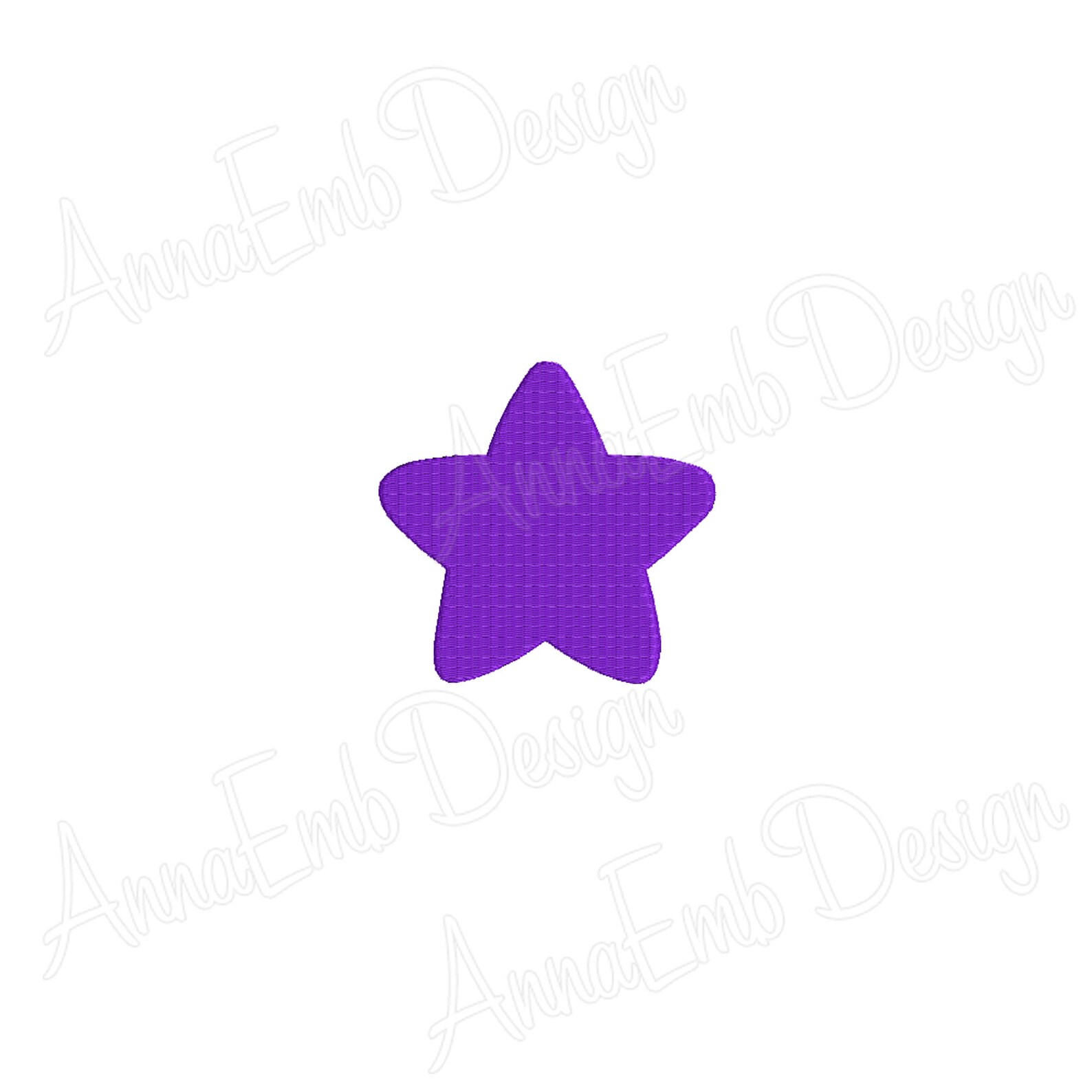 Star Embroidery Design. Star Machine Embroidery. Star Filled Stitch ...