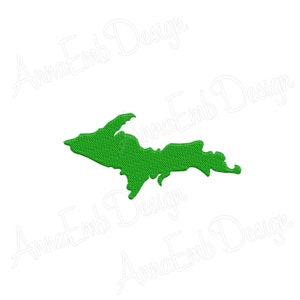 Michigan Upper Peninsula Embroidery Design. Machine Embroidery ...