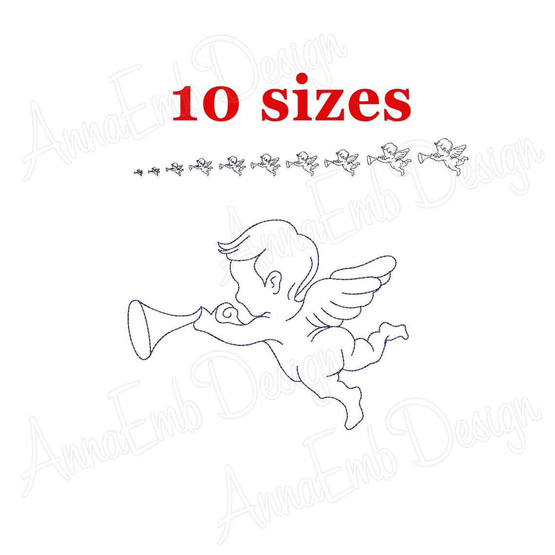 Angel Embroidery Design. Mini Angel. Christmas Designs. Mini - Etsy